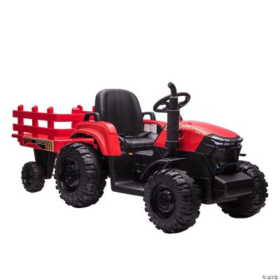Aosom 12V Kids Ride On Tractor Extra Large Kids Electric Battery ...