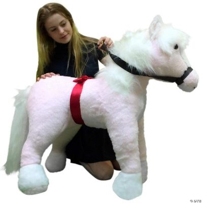 Big Teddy Giant Stuffed Pink Pony 3 Feet Horse | Oriental Trading