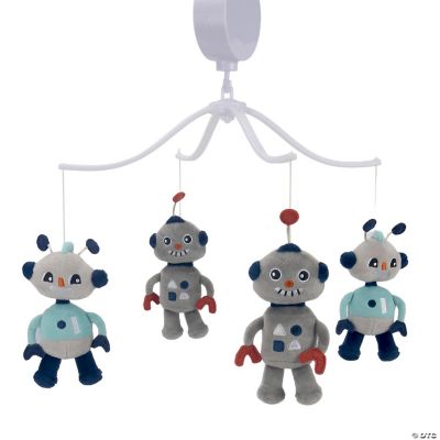Bedtime Originals Robbie Robot Musical Baby Crib Mobile Soother Toy ...