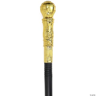 Gold Costume Walking Cane Elegant Prop Stick Dress Canes Costume ...
