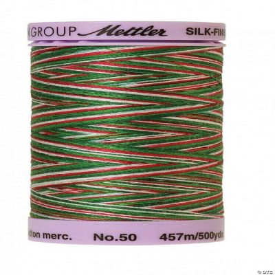 Silk Finish Cotton Multi Polyester Thread 50wt 500yds Seasons Greetings ...
