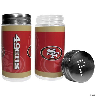 NFL Glass Salt & Pepper Shakers - San Francisco 49ers