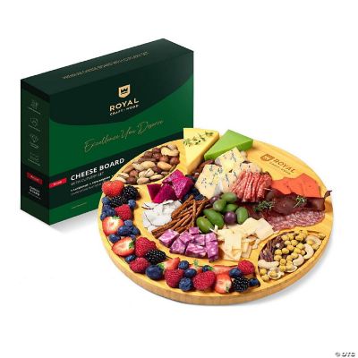 Royal Craft Wood Cheese Board Round | Oriental Trading