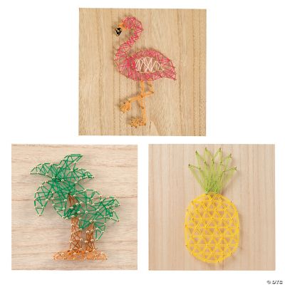 Tropical String Art Craft Assortment - 3 Pc.