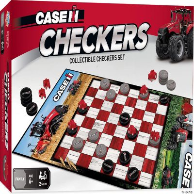MasterPieces Case/Farmall Checkers Board Game for Kids ages 6 and Up ...
