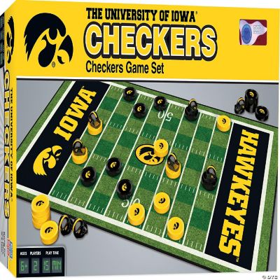 Officially licensed NCAA Iowa Hawkeyes Checkers Board Game ages 6 ...
