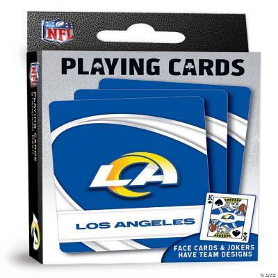 Officially Licensed NFL Los Angeles Rams Playing Cards - 54 Card Deck ...