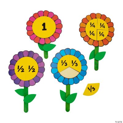 Flower Fractions Craft Kit - Makes 12 | Oriental Trading