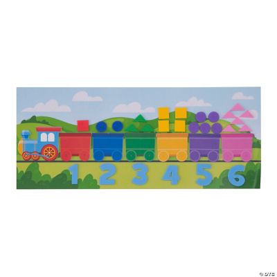 Counting & Sorting Train Educational Craft Kit - Makes 12