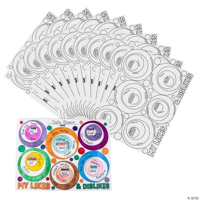 Color Your Own “My Likes & Dislikes” Posters - 30 Pc. | Oriental Trading