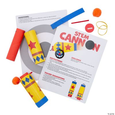 STEM Cannon Activity Learning Challenge Craft Kit - Makes 12 | Oriental ...