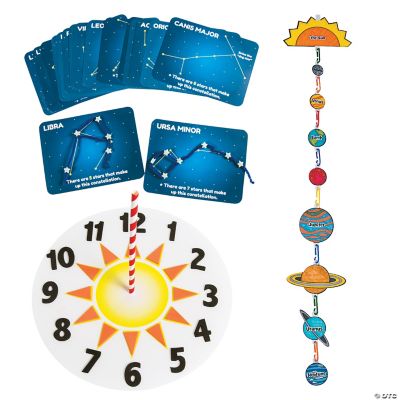 450 Pc. Stars & the Solar System Craft Kit Assortment - Makes 24