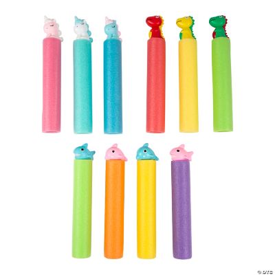 12 1/2" Mini Soak & Splash Critter Foam Water Blasters - 24 Pc ...
