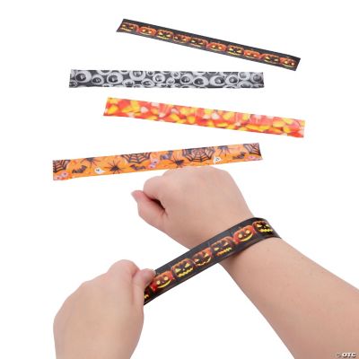 Halloween Photos Slap Bracelets - 12 Pc.