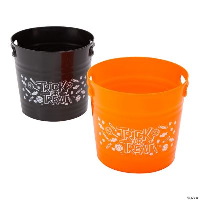 Trick or Treat Candy Bucket Assortment - 4 Pc. | Oriental Trading