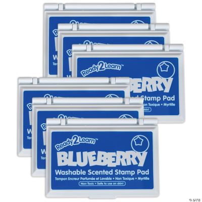 Ready 2 Learn Washable Stamp Pad - Blueberry Scented, Blue - Pack of 6 ...