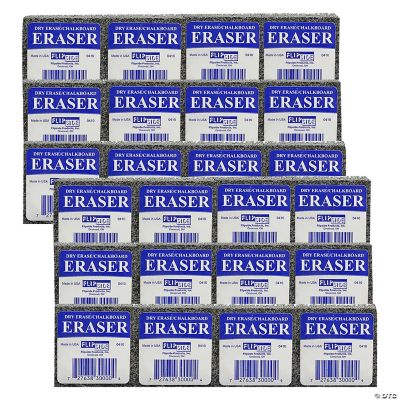 Flipside Products Student Eraser, 2" Width, 2" Length, 12 Per Pack, 2 ...