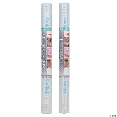 Con-Tact Brand Clear Cover Adhesive Covering, Clear, 18" x 16 ft ...