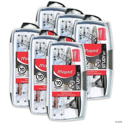 Maped Study Metal Compass, 10 Piece Set, 6 Sets | Oriental Trading