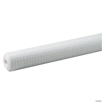 Pacon Grid Paper Roll, White, 1/2" Quadrille Ruled 34" x 200', 1 Roll ...
