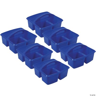 Romanoff Small Utility Caddy, Blue, Pack of 6