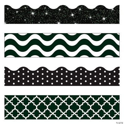 TREND Black & White Bulletin Board Borders Terrific Trimmers Variety ...