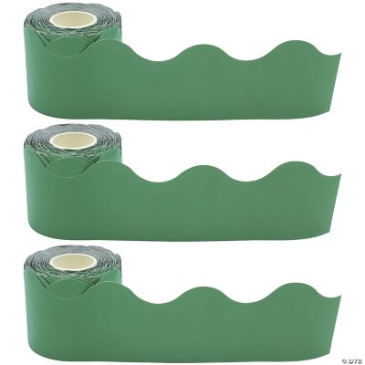 Teacher Created Resources Eucalyptus Green Scalloped Rolled Border Trim ...