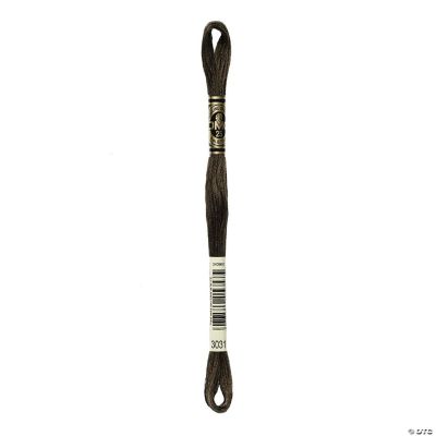 DMC Six-Strand Embroidery Floss - #3031 Dark Mocha Brown (12 skeins)
