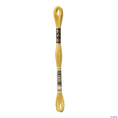 DMC Six-Strand Embroidery Floss - #3822 Light Straw