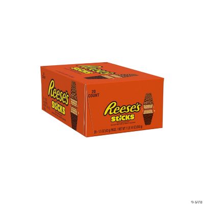 REESE'S STICKS Full Size Wafer Bar, 1.5 oz, 20 Count | Oriental Trading