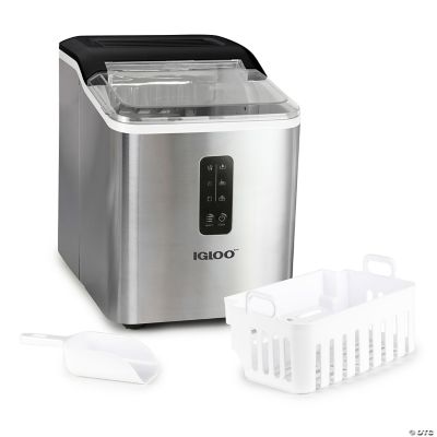 Igloo Automatic Self-Cleaning 26-Pound Ice Maker, Stainless Steel