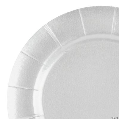 13" White Round Disposable Paper Charger Plates (50 Plates) | Oriental ...