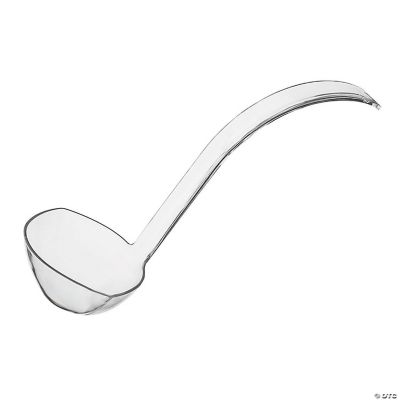 Clear Disposable Plastic Large Serving Ladles (17 Ladles) | Oriental ...