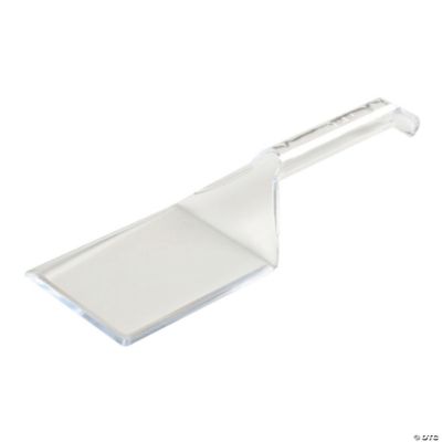 Clear Disposable Plastic Large Serving Spatulas (28 Spatulas ...