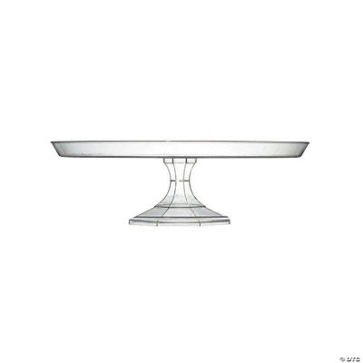 10.5" Clear Small Round Plastic Cake Stands (7 Cake Stands) | Oriental ...