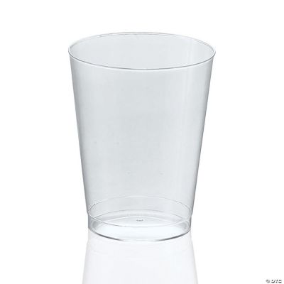 10 oz. Clear Round Plastic Cups (180 Cups) | Oriental Trading
