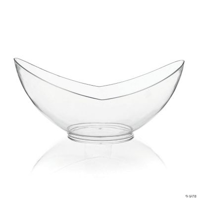 4 oz. Clear Big Disposable Plastic Concave Cups (108 Cups) | Oriental ...