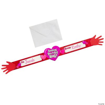 Sending You a Big Hug Handprint Card Craft Kit - Makes 12 | Oriental ...