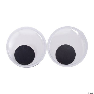 Jumbo Black Googly Eyes - 2 Pc. - Discontinued
