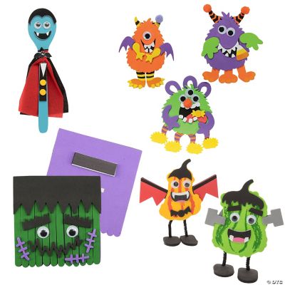Bulk Monster Character Craft Kit Assortment - Makes 48