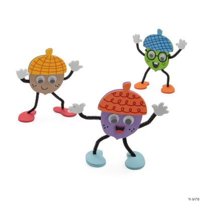 Acorn Character Craft Kit - Makes 12 | Oriental Trading