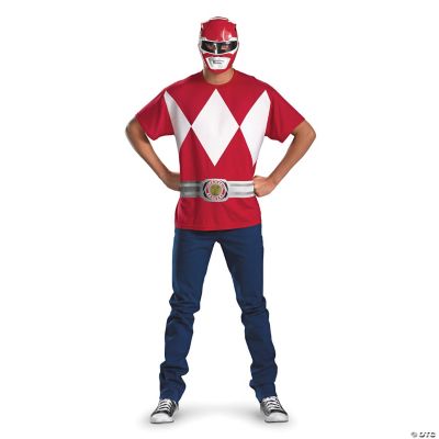 Men's Alternative Red Power Ranger Costume Size - Discontinued