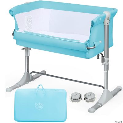 Baby joy Portable Baby Bed Side Sleeper Infant Travel 10° Inclined ...