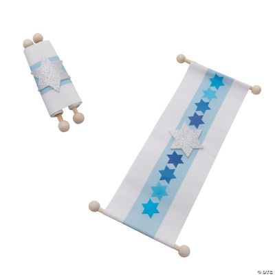 Mini Torah Scrolls Craft Kit – Makes 12 | Oriental Trading