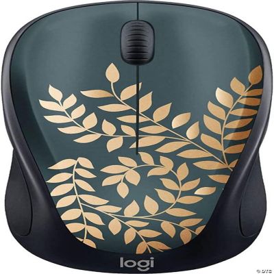 Logitech Design Collection Wireless Mouse, Golden Garden | Oriental Trading