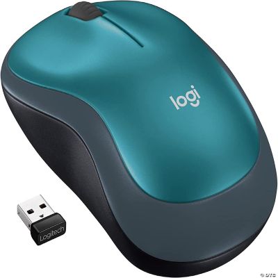 Logitech M185 Wireless Mouse, 2.4GHz with USB Mini Receiver, BLUE ...