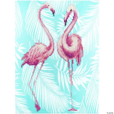 Diamond Art Intermediate Kit - Flamingo Duo