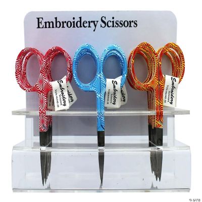 Allary Embroidery Scissors - Optical Swirls 18 pc. (18 piece)