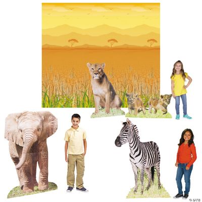 Safari Animal Party Decorating Kit - 7 Pc.