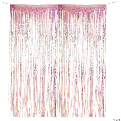 Koyal Wholesale Iridescent Holographic Foil Fringe Party Curtain ...